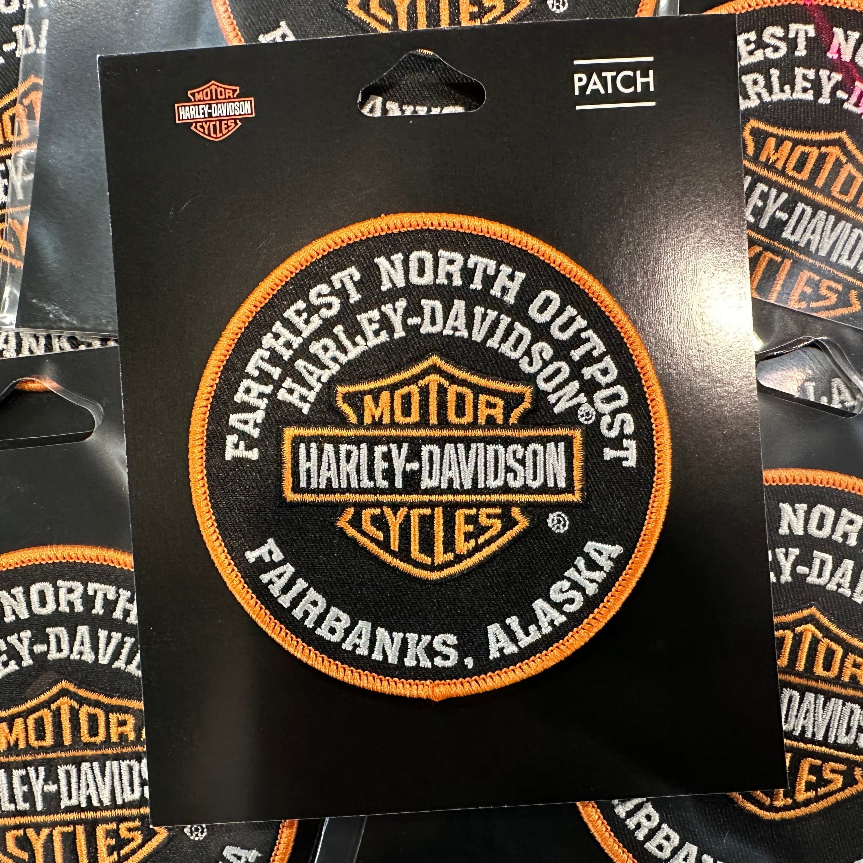 Farthest North Outpost Round Patch 3" – Harley-Davidson Farthest North ...